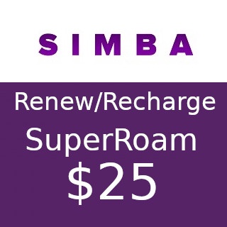 SIMBA Renew SuperRoam $25 Plan Top Up / Recharge | Shopee Singapore