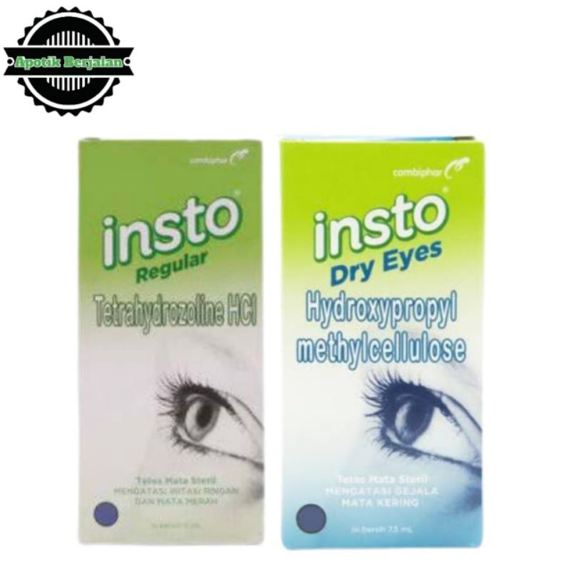 Insto Regular Eye Drops And Insto Dry Eyes 7.5 ML | Shopee Singapore