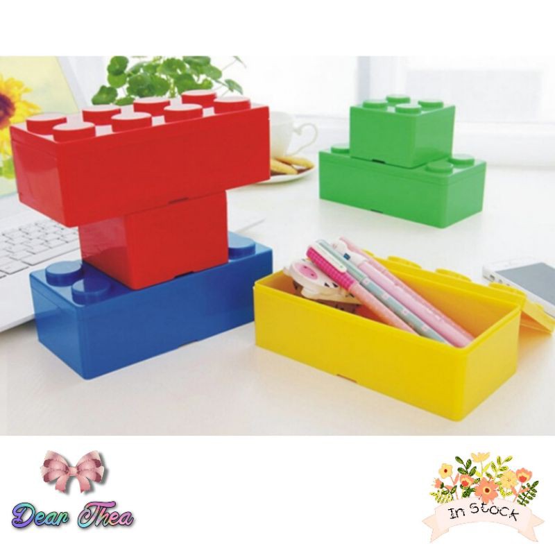 Stackable Building Blocks Bricks Storage Box Organiser Box - 积木造型 收纳盒 ...
