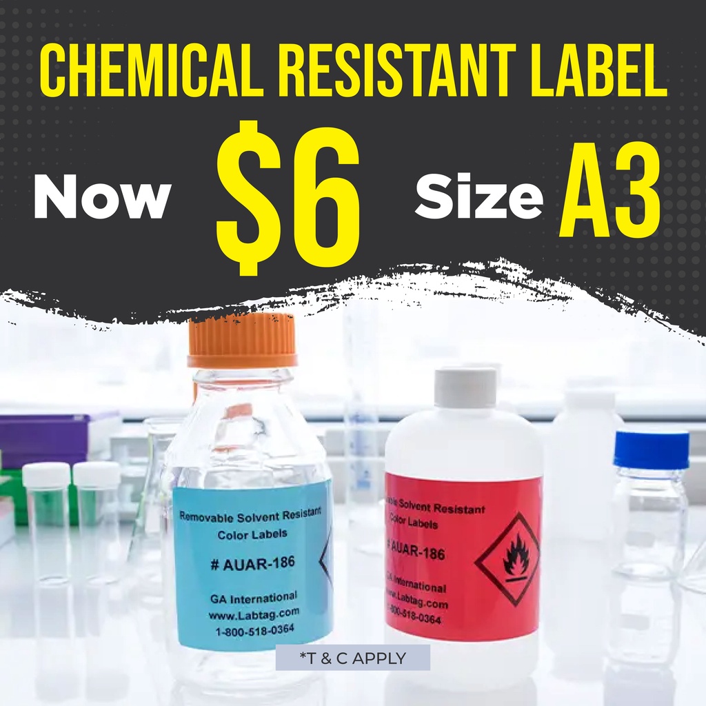 Chemical Resistant Label | Shopee Singapore