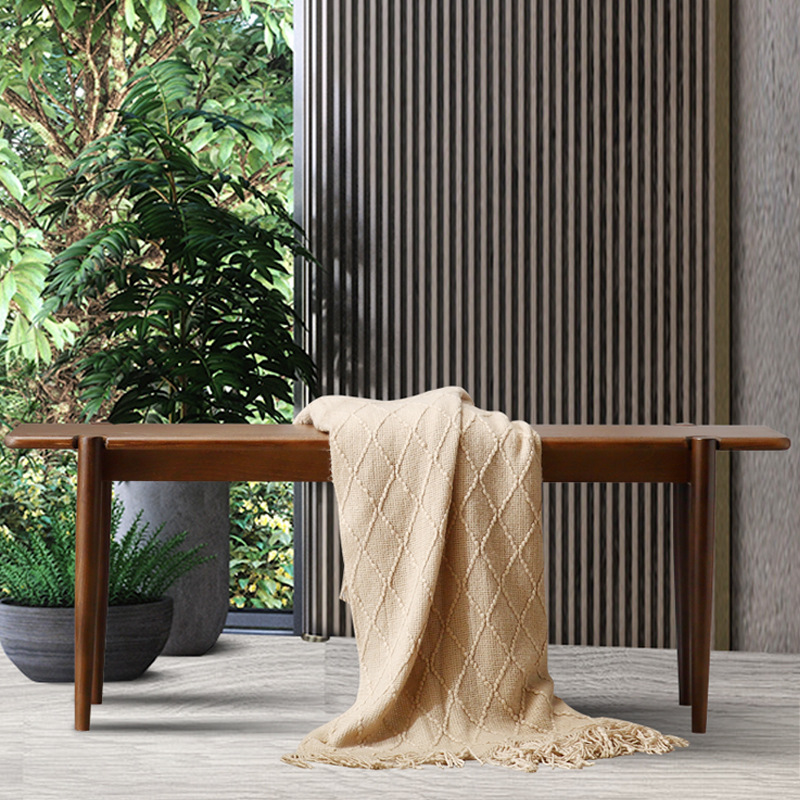 Household Bench Nordic Bench Solid Wood Bench Dining Stool Wooden Bench ...
