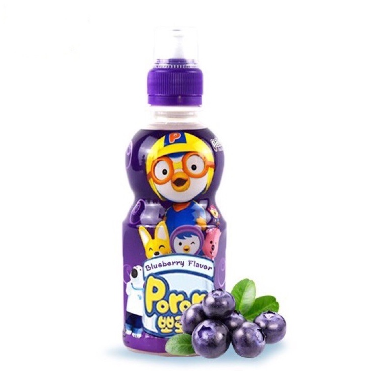 PALDO Pororo Kids Beverage blueberry Flavor 235ml [Korea] | Shopee ...