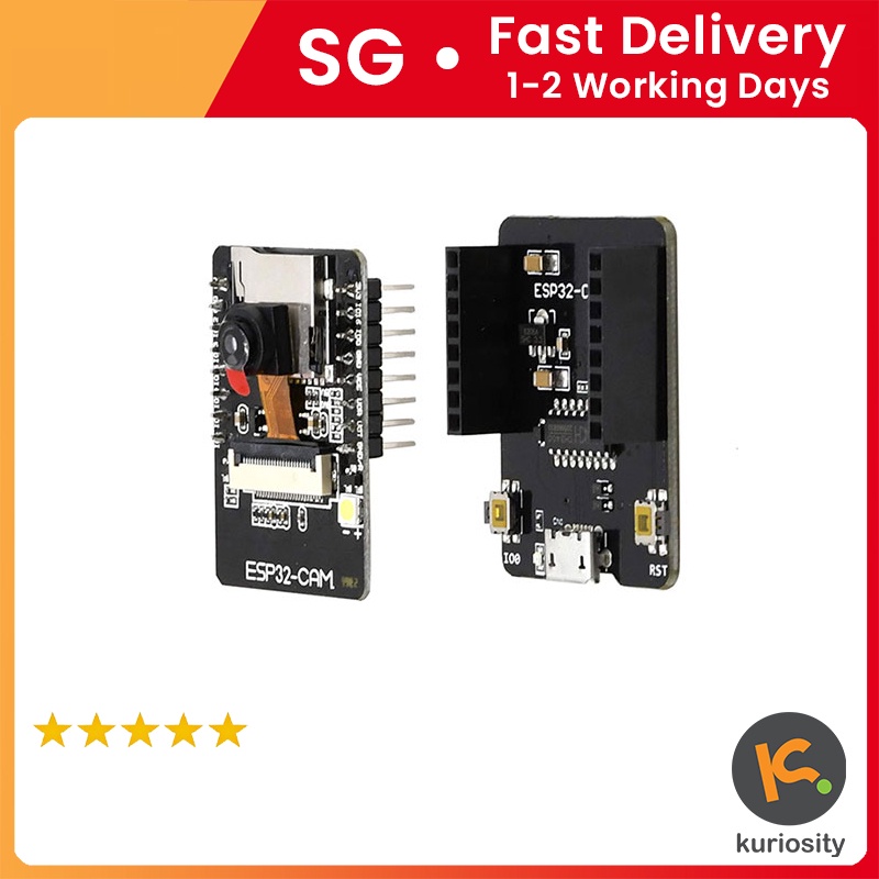 WiFi Bluetooth Module ESP32-CAM with Programmer | Shopee Singapore