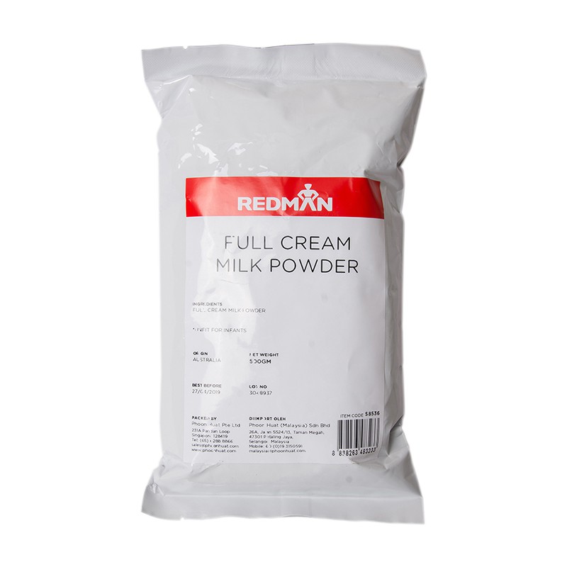 RedMan Milk Powder Full Cream 500G | Shopee Singapore
