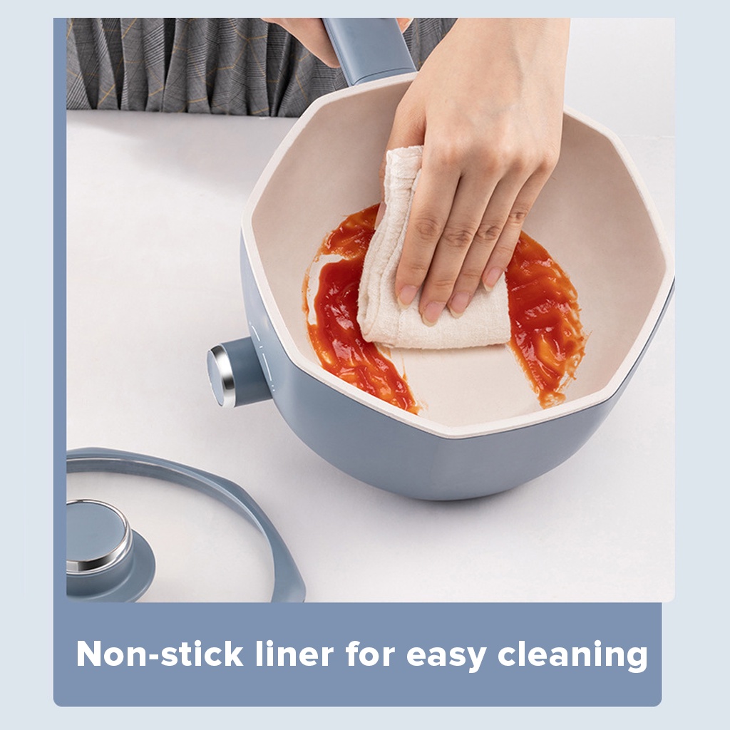 Cornell 1.5L Portable Mini Cooker, Multi-Functional Pot CMCS2000PP/BL ...