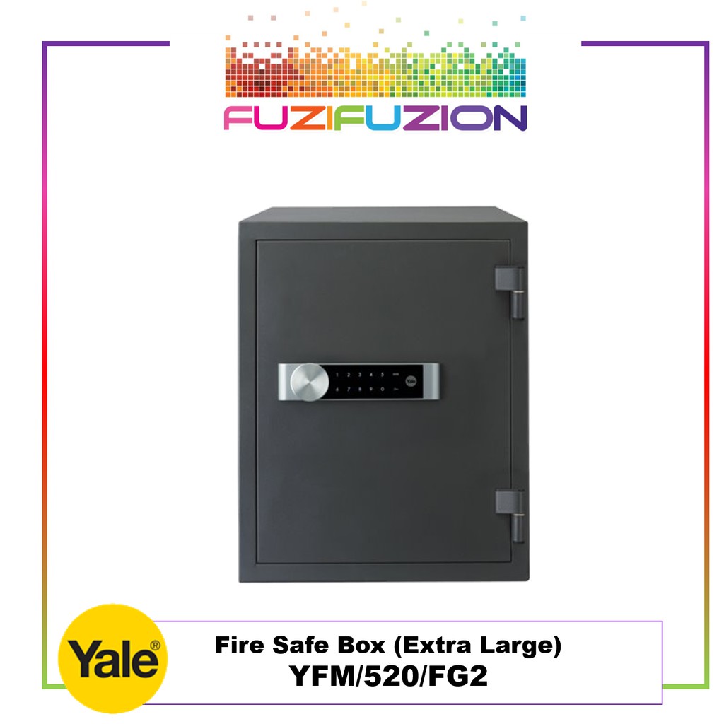 Yale YFM/520/FG2 Extra Large Electronic Document Fire Safe | Shopee ...