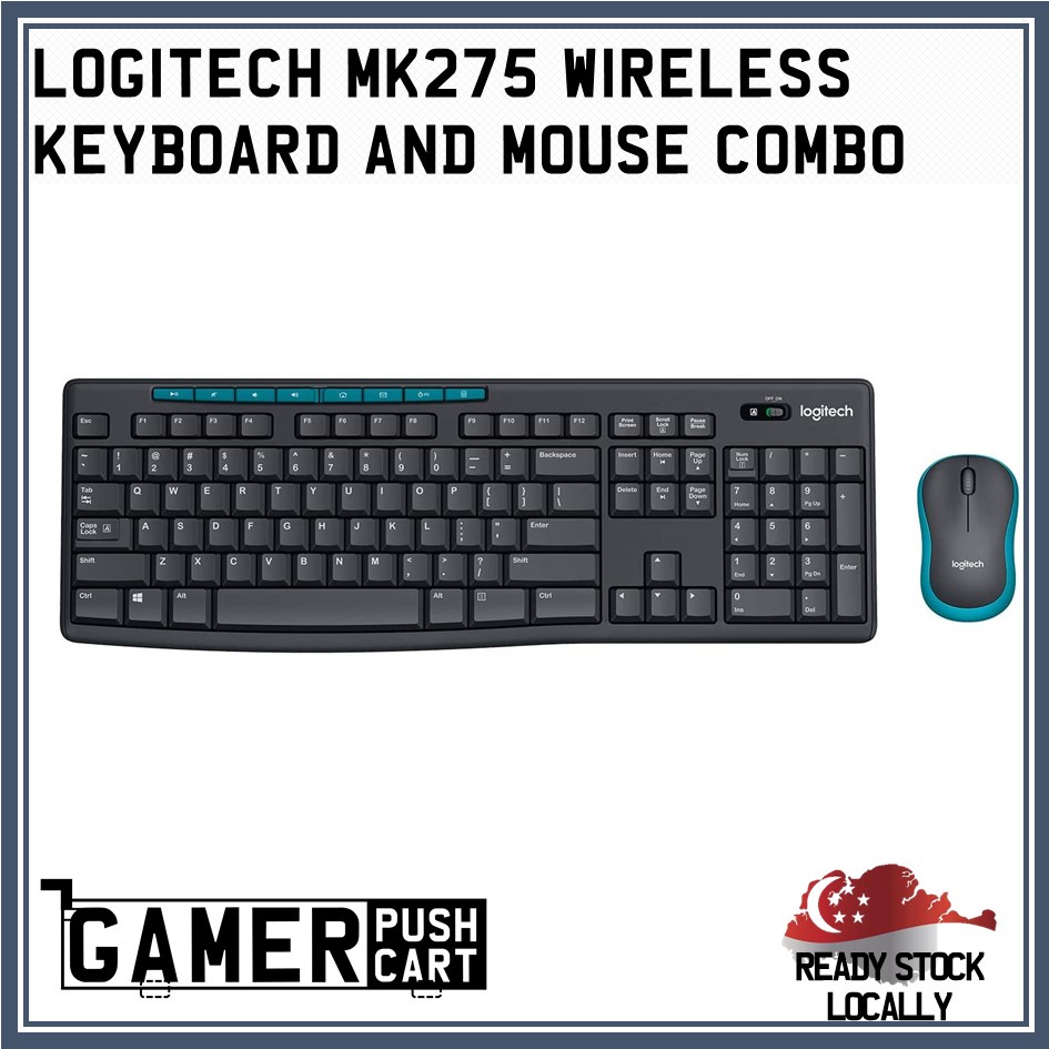 Logitech MK275 Wireless Keyboard and Mouse Combo | Shopee Singapore