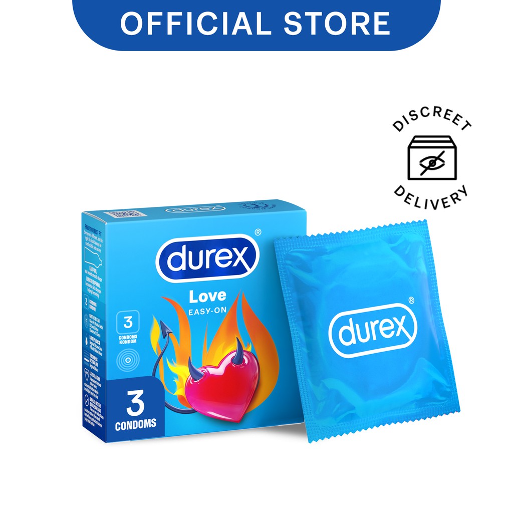 Durex Love (Easy On) Condoms 3s | Shopee Singapore