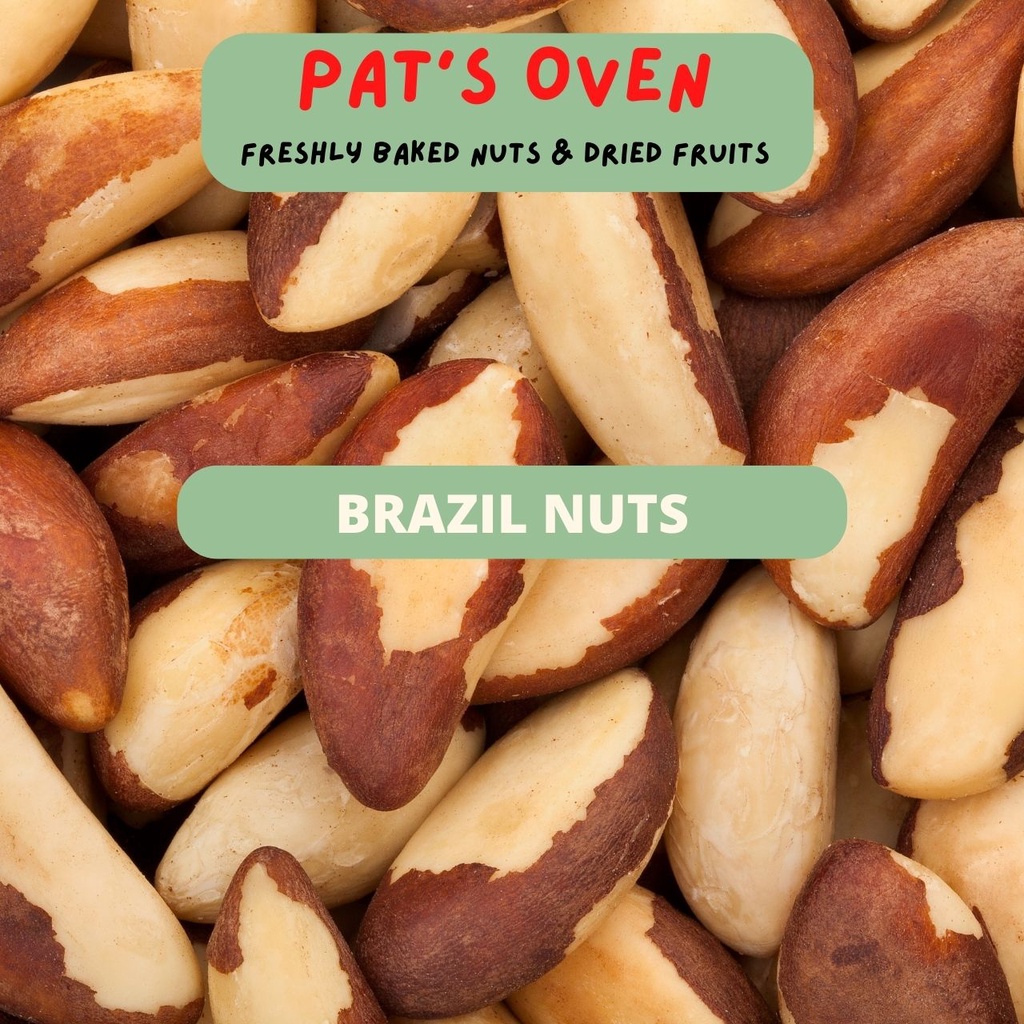 Natural Baked Brazil Nuts, Pats Oven Healthy Baked Nuts & Dried Fruits ...