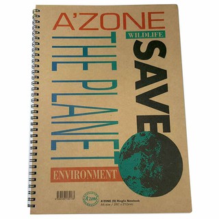 Azone A4 Ringfix Notebook (Savetheplanet) | Shopee Singapore