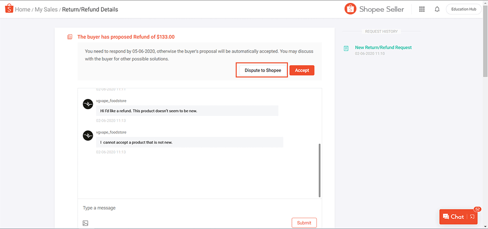 Processing return/refund requests on Seller Centre | Shopee SG Seller ...