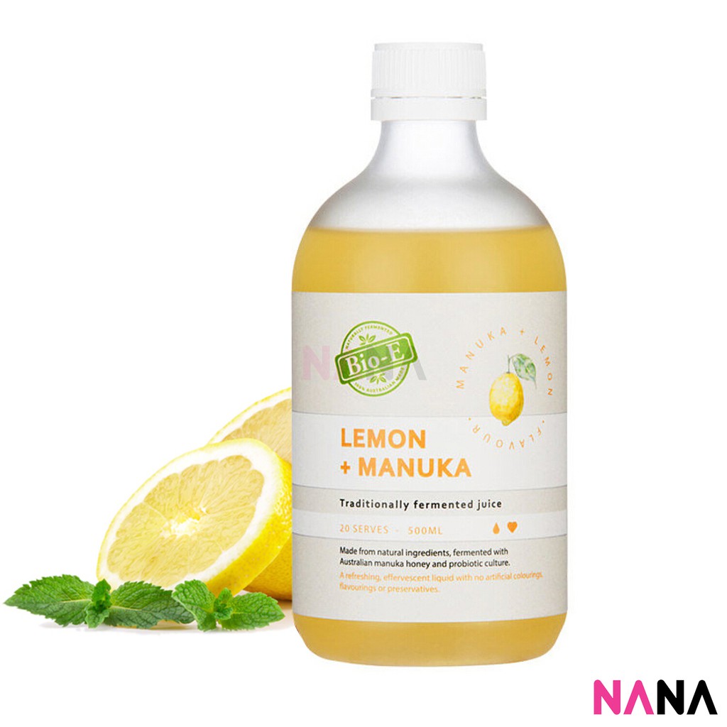 Bio-E Lemon + Manuka Tranditionally Fermented Juice (20 Serves / 500ml ...