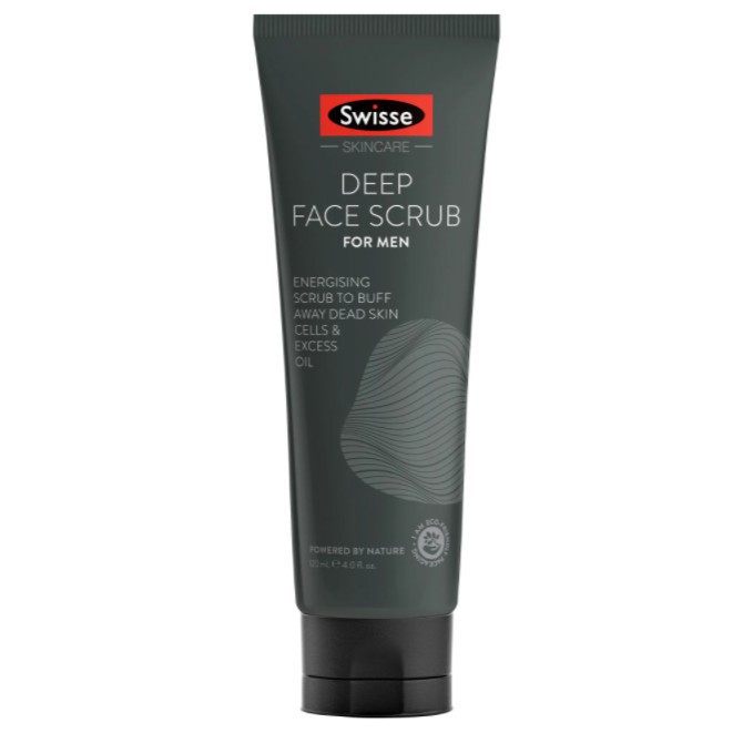 Swisse Deep Face Scrub for Men 120mL | Shopee Singapore