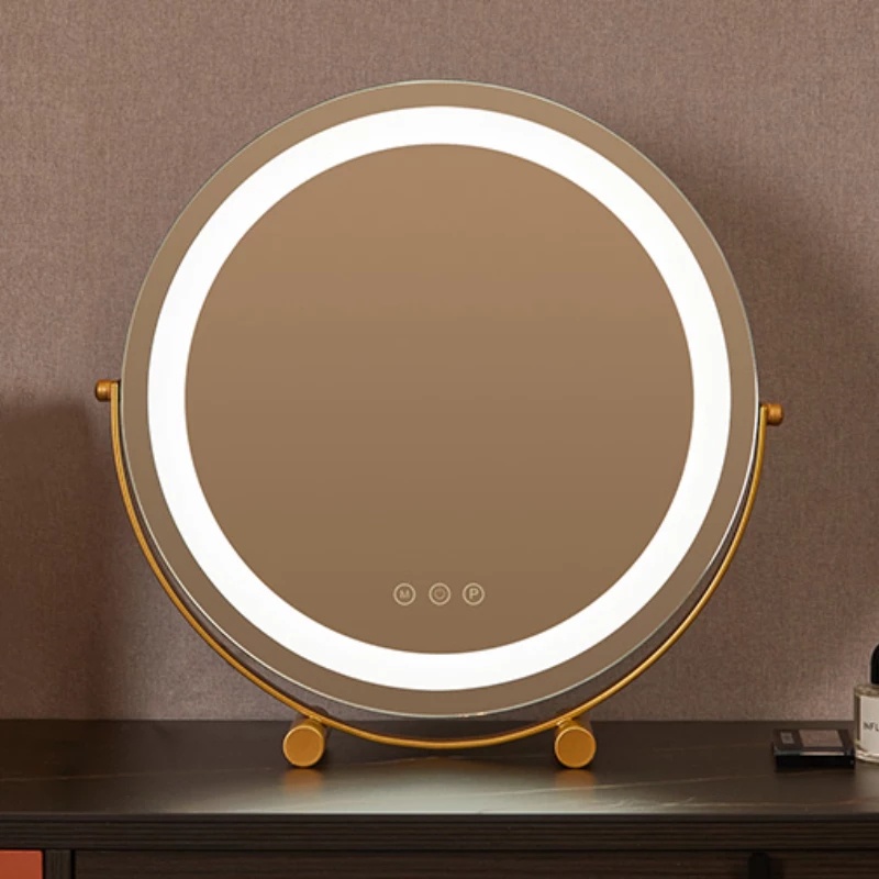 [SG Seller]Smart charging mirror Desktop Vanity LED Makeup Rotatable ...
