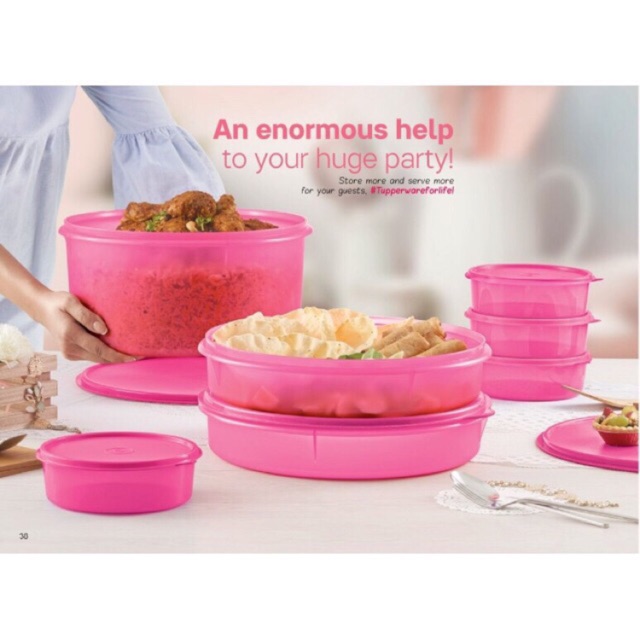 Tupperware Take A Lot Full Set 7pcs | Shopee Singapore