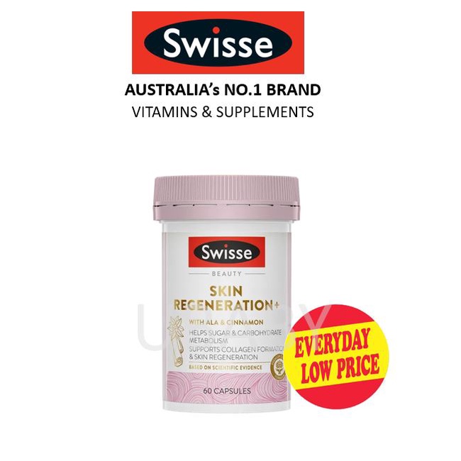 Swisse Beauty Skin Regeneration+ 60 Capsules | Shopee Singapore