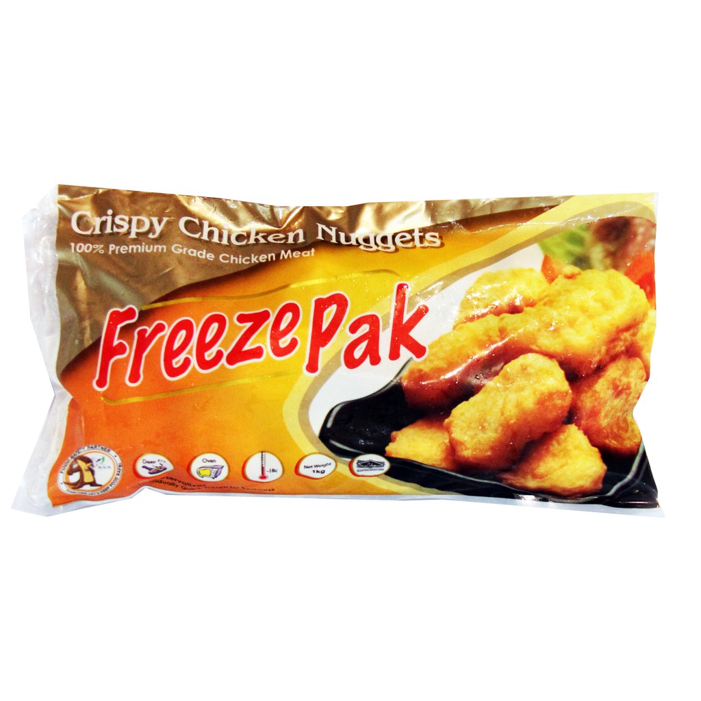 FreezePak Crispy Chicken Nugget Frozen 1KG Halal | Shopee Singapore
