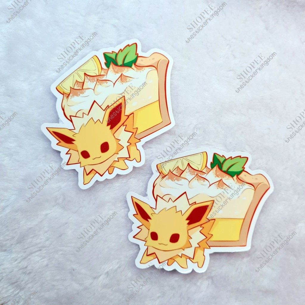 💕 WATERPROOF💕 Jolteon/ Eevee Evolution/ Pokemon/ Laptop Sticker/ Car ...