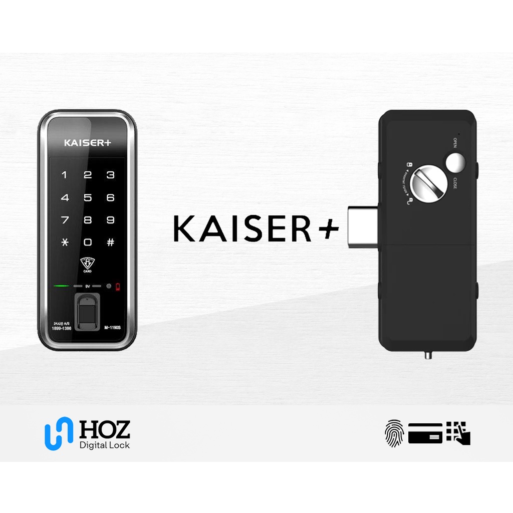 Kaiser+ / 5-In-1 Digital Door Lock / Door Pro | Hoz Digital Lock ...