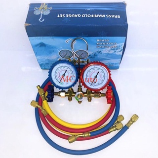 Aircond Meter Set R410a R32 R22 R134A R600 Air Cond Meter Gauge R12 ...