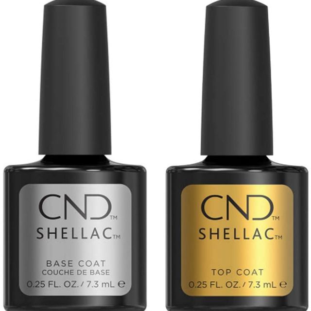 CND Shellac Power Polish Base Coat + Top Coat (COMBO) | Shopee Singapore