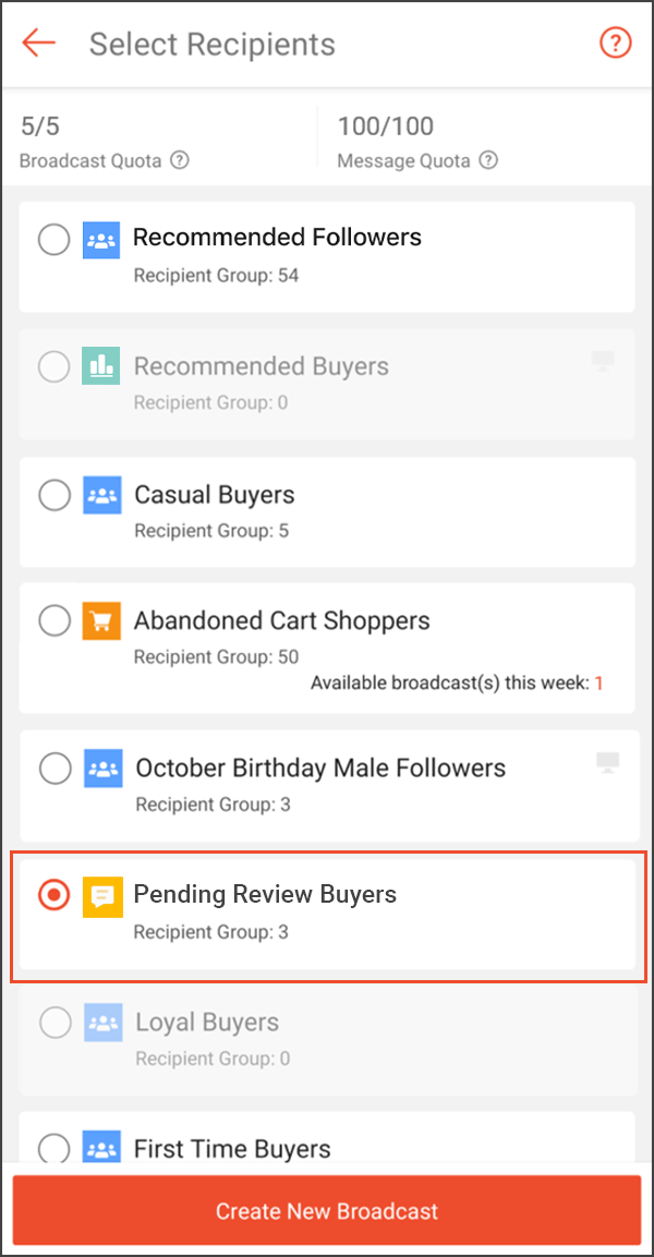 Chat Broadcast recipients | MY Seller Education [Shopee]