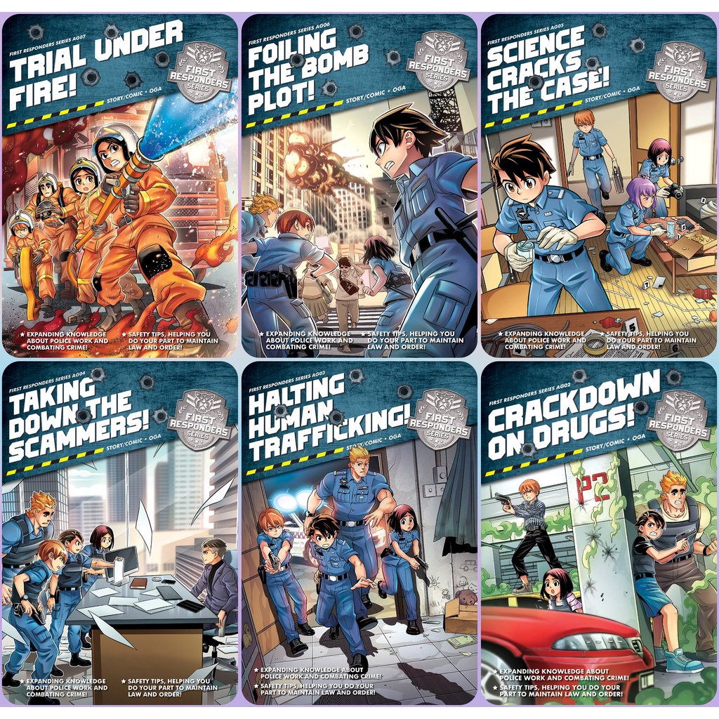 First Responders Series, Fun Educational Comics | Shopee Singapore