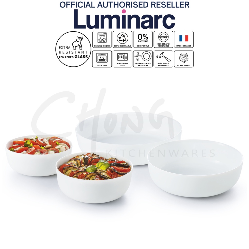 Luminarc Smart Cuisine Diwali Baking Dish [Round/Oven/Culinary/Glass ...