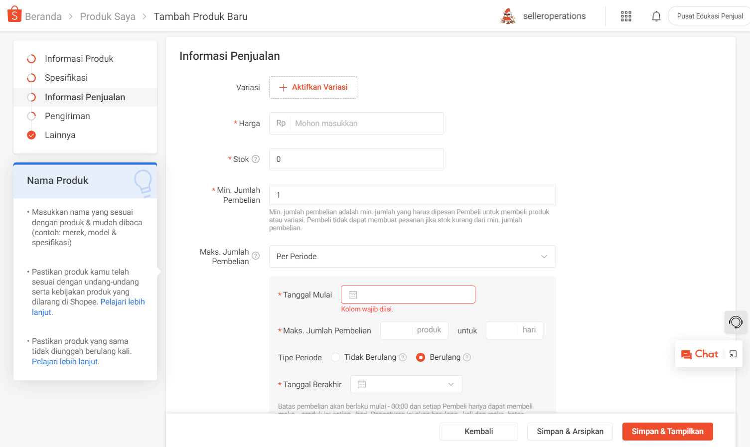 Meng-upload Daftar Produk | Pusat Edukasi Penjual Shopee Indonesia