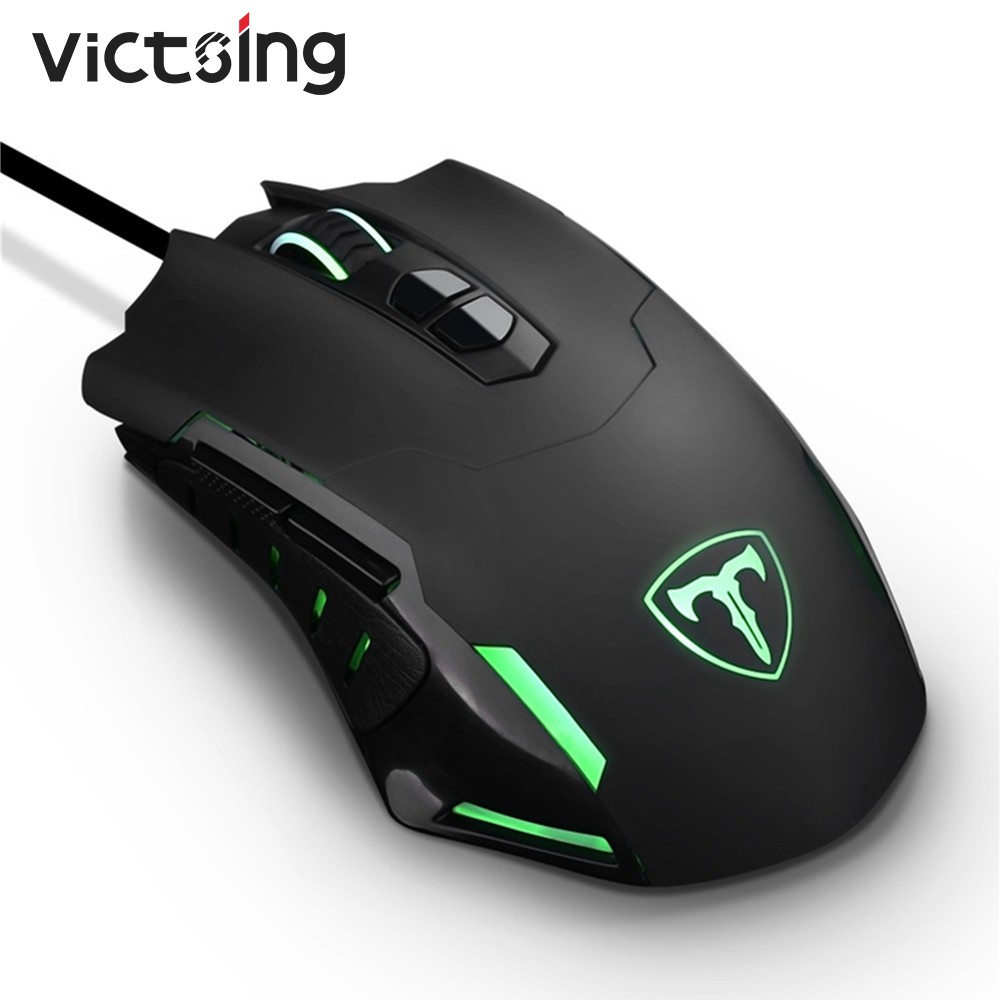 VicTsing PC034 Gaming Mouse Wired 7200 DPI Programmable RGB Breathing ...