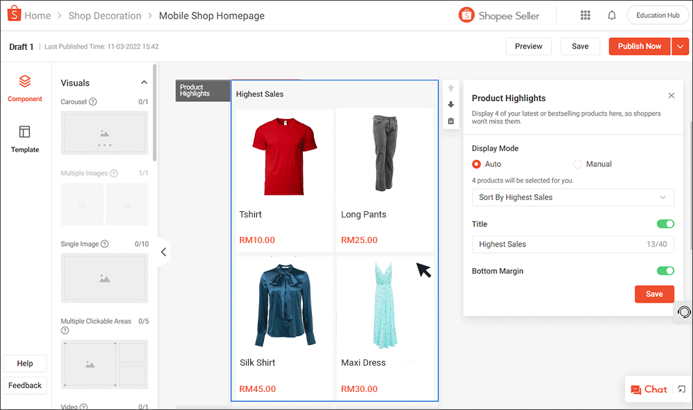 Adding Decoration Components | MY Seller Education [Shopee]