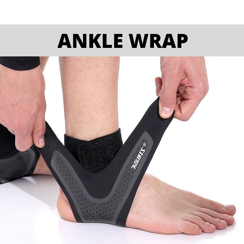 Ankle Support Wrap Ultra Thin Adjustable Brace Guard for Injury ...