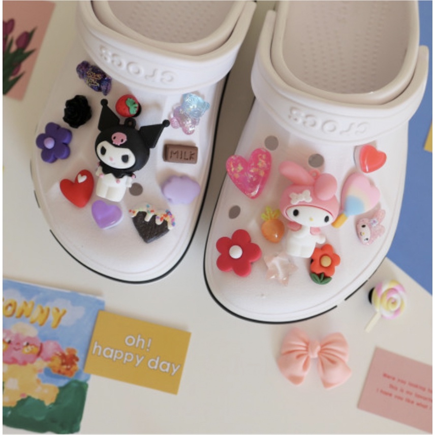 Sanrio Crocs Jibbitz charms 10pcs / 11pcs / 12pcs Set - charm shoe ...