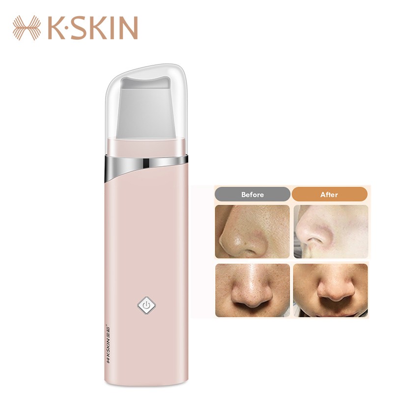 K-SKIN Ultrasonic Skin Scraper Blackhead Remover Acne Remover Facial ...