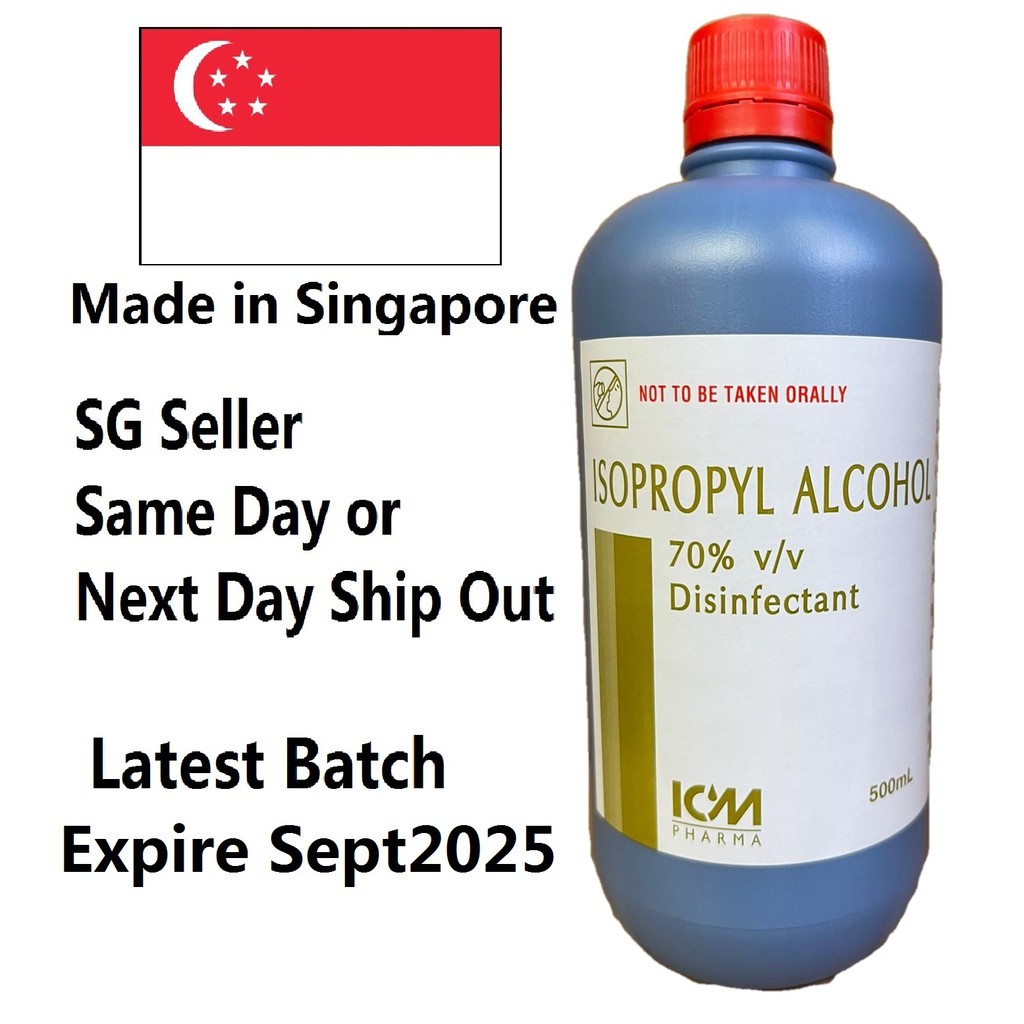 ICM Isopropyl Alcohol 70% 500ml (IPA) | Shopee Singapore