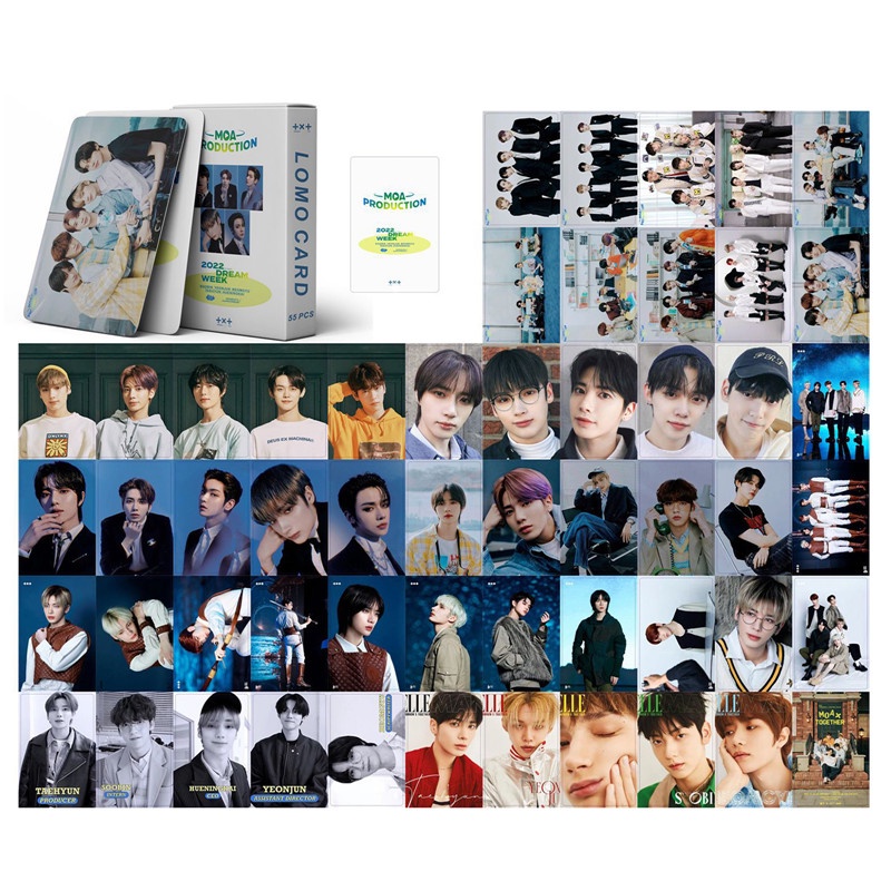 TXT MOA X Together in March Cards Photocard Cute Print Card Poster For ...