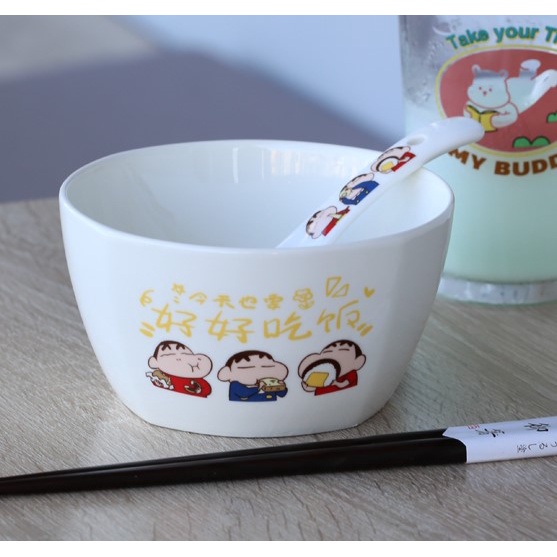 Crayon Shinchan Ceramic Bowl [SG STOCK] | Shopee Singapore