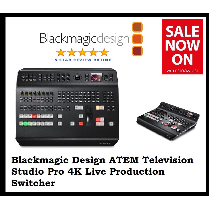 Blackmagic Design ATEM Television Studio Pro 4K Live Production ...