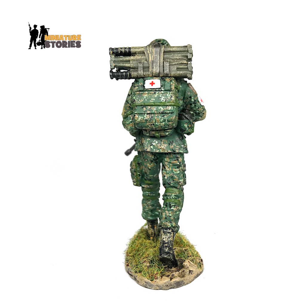 Combat Medic Statue Drawing