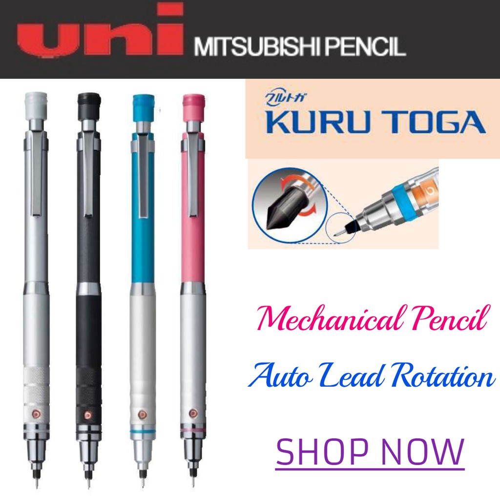 Uni Kuru Toga Auto Lead Rotation Mechanical Pencil Metallic Series ...