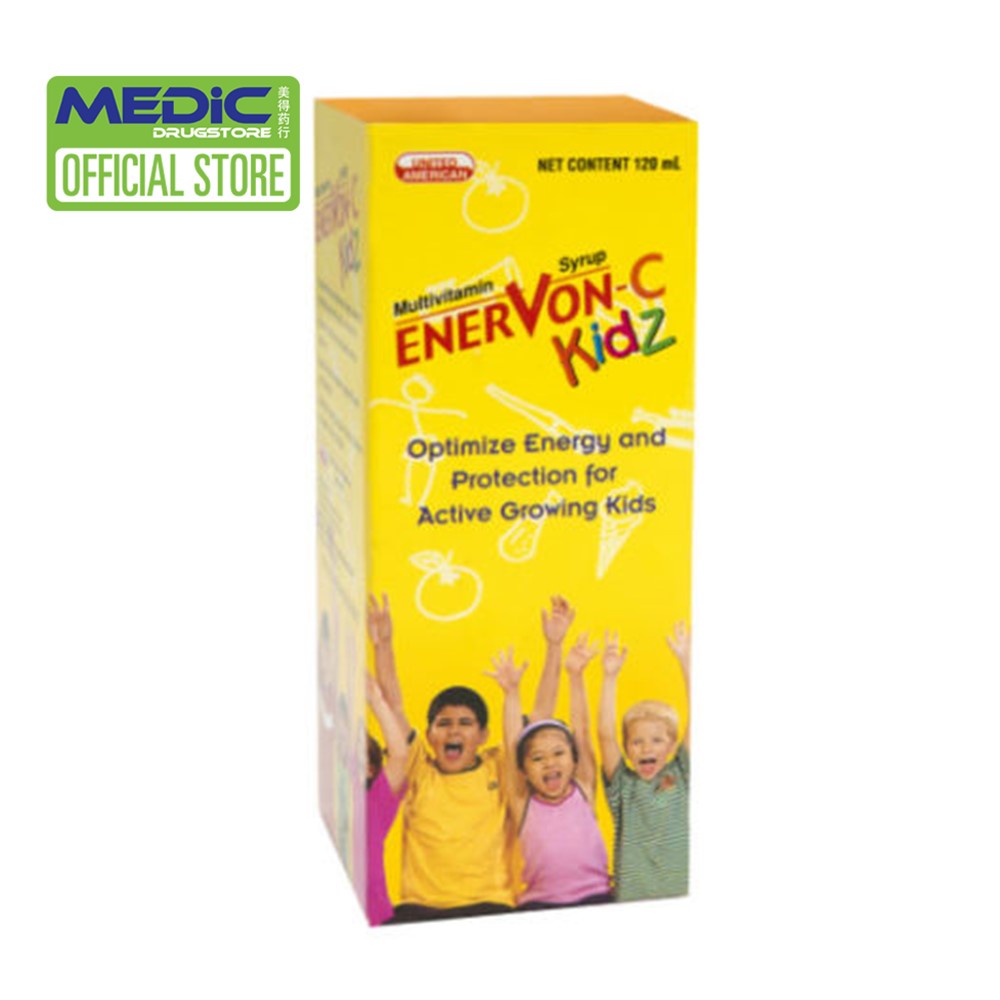 [Bundle of 4] Enervon C Kidz Multivitamin Syrup 120Ml - By Medic ...