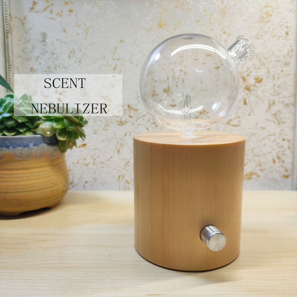 Wood Glass Aromatherapy Waterless Essential Oil Diffuser Fragrance ...