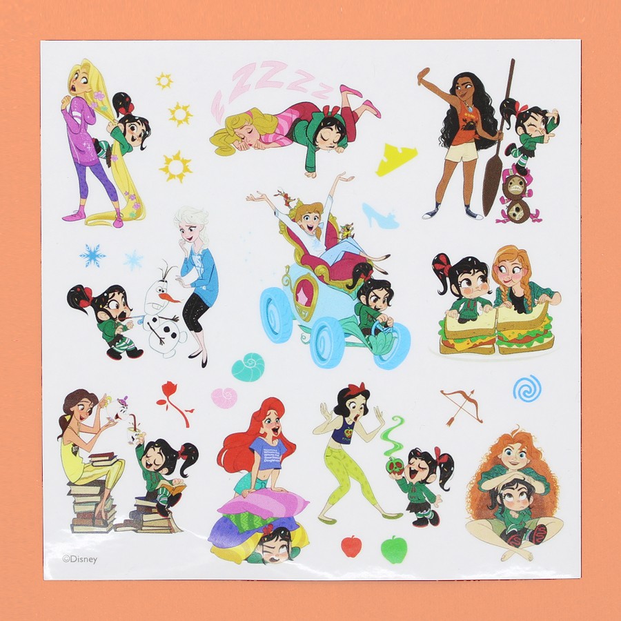 Disney Ralph and Princess DIY Stickers 1 pack 10 sheets/Decoration ...