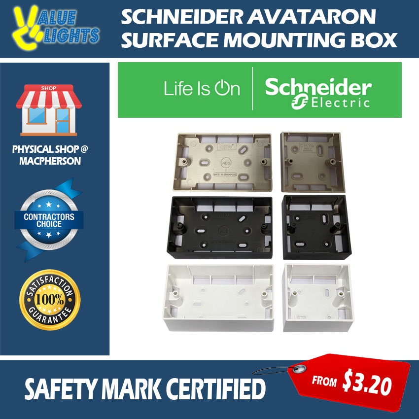 Schneider AvatarOn / AvatarOn C Compatible Switch Socket Surface ...