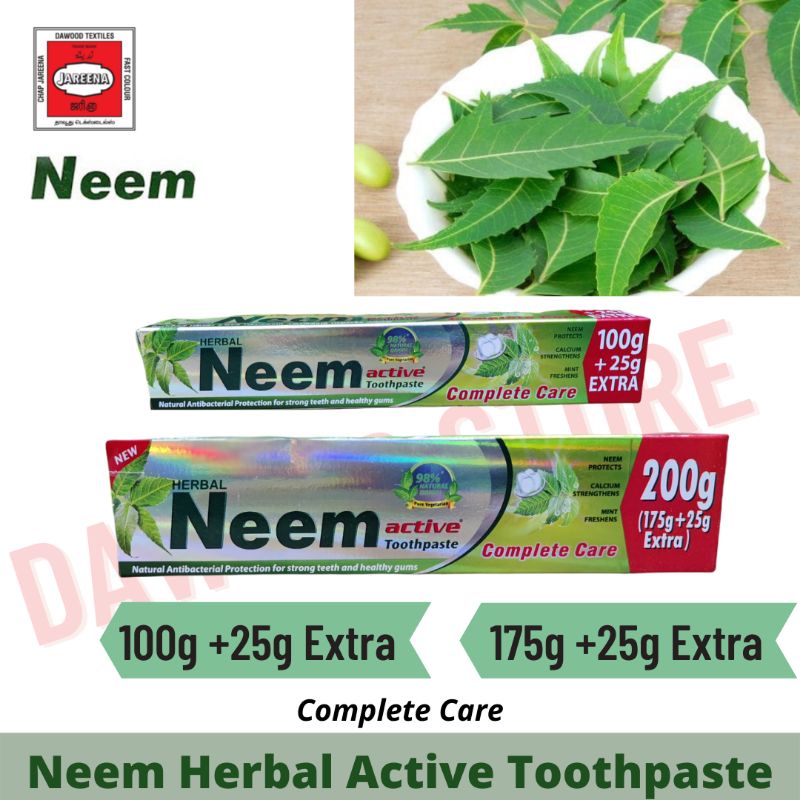 Neem Active Herbal Toothpaste | 125g & 200g | Shopee Singapore