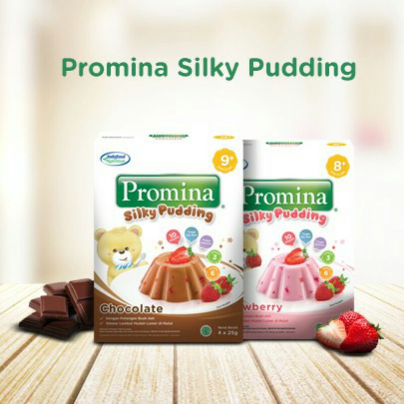 Promina Silky Pudding 100gr All Variants / Promina Pudding Snack Mpasi ...