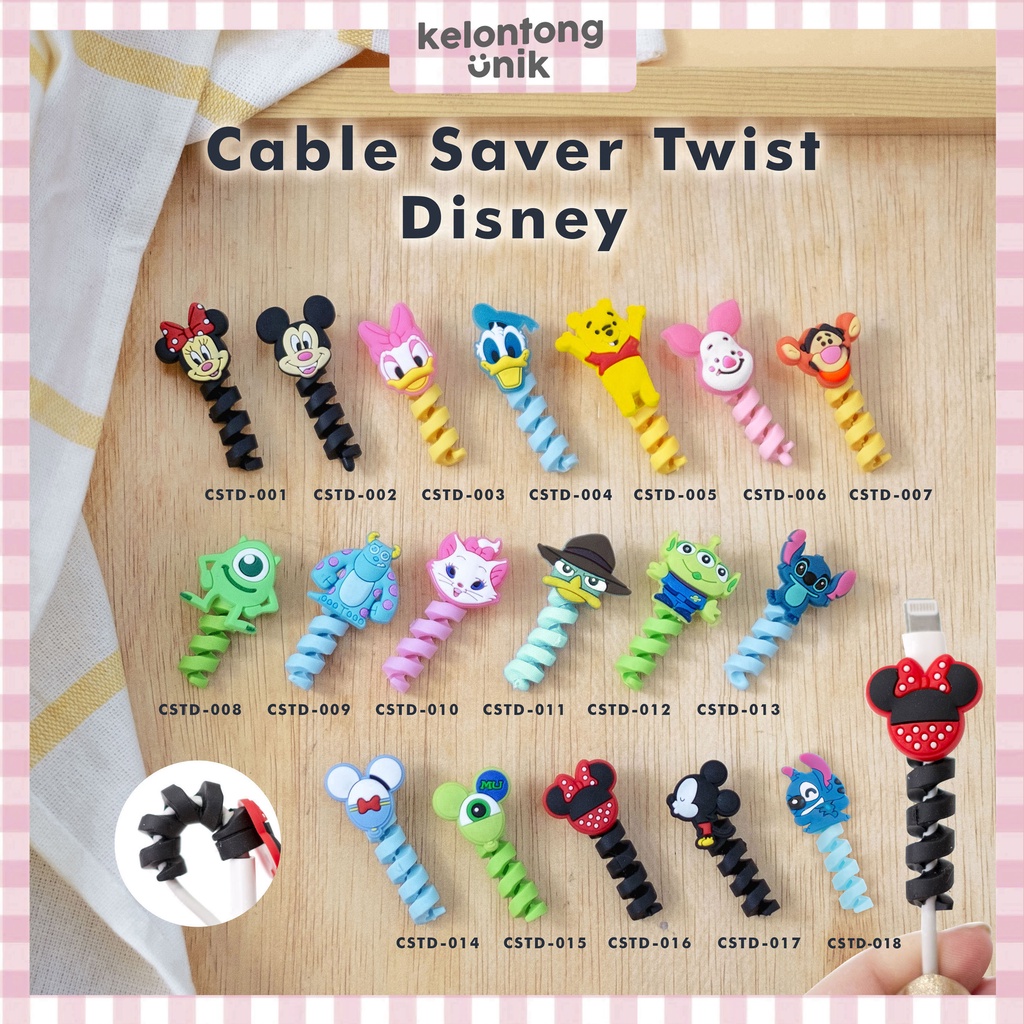 Disney - Cable Saver TWIST/Cable Protector SPIRAL/Cable End Protector ...