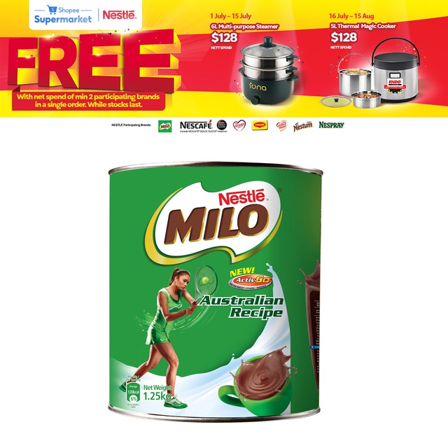 Milo Australian Recipe 1.25Kg | Shopee Singapore