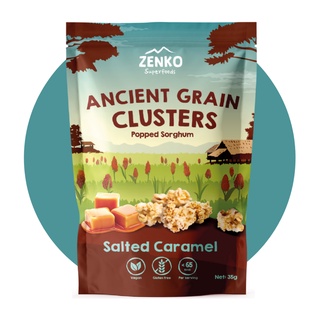 ZENKO Superfoods - Ancient Grain Clusters - Salted Caramel 24 packs ...