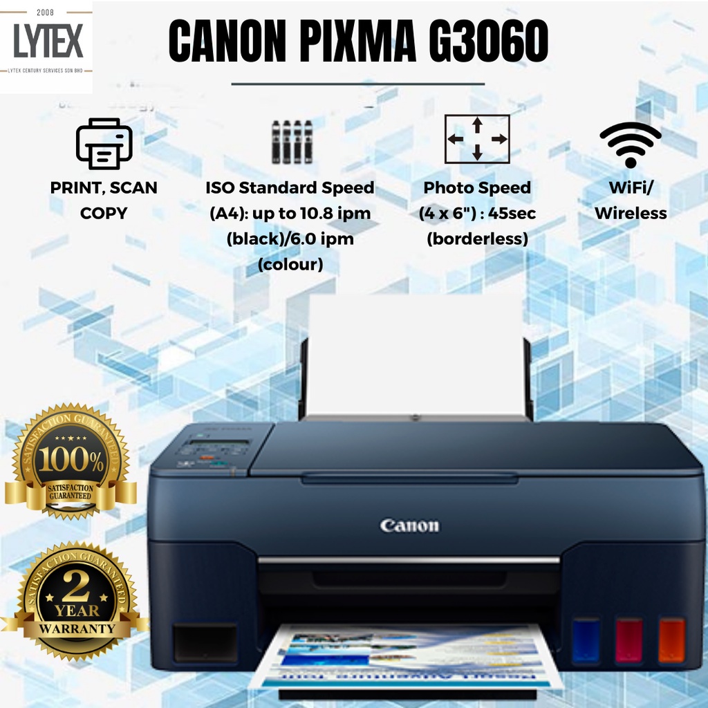[READY STOCK] 100% ORIGINAL ALL-IN-ONE INK TANK PRINTER CANON PIXMA ...